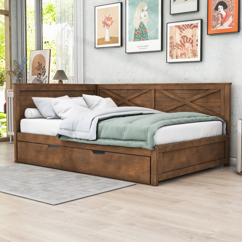 Farmhouse trundle bed store